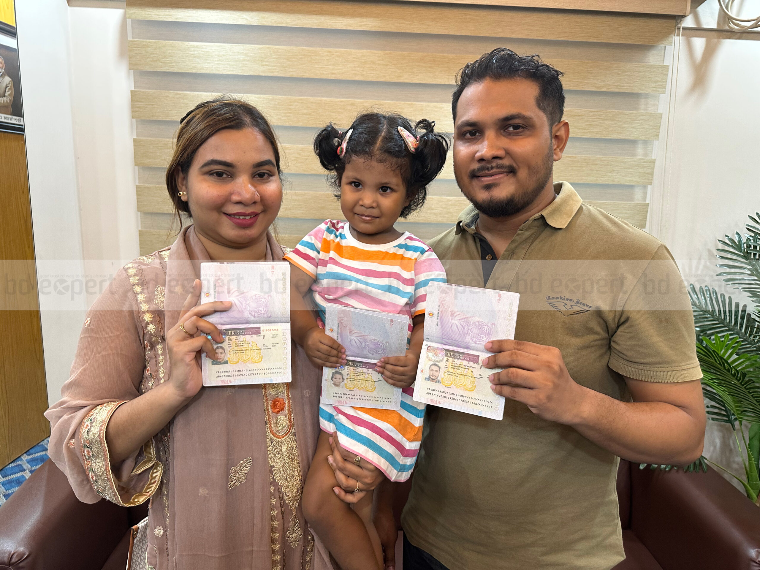 UK Visa Achievement of Mithila Hoque With Spouse - BD Expert Education