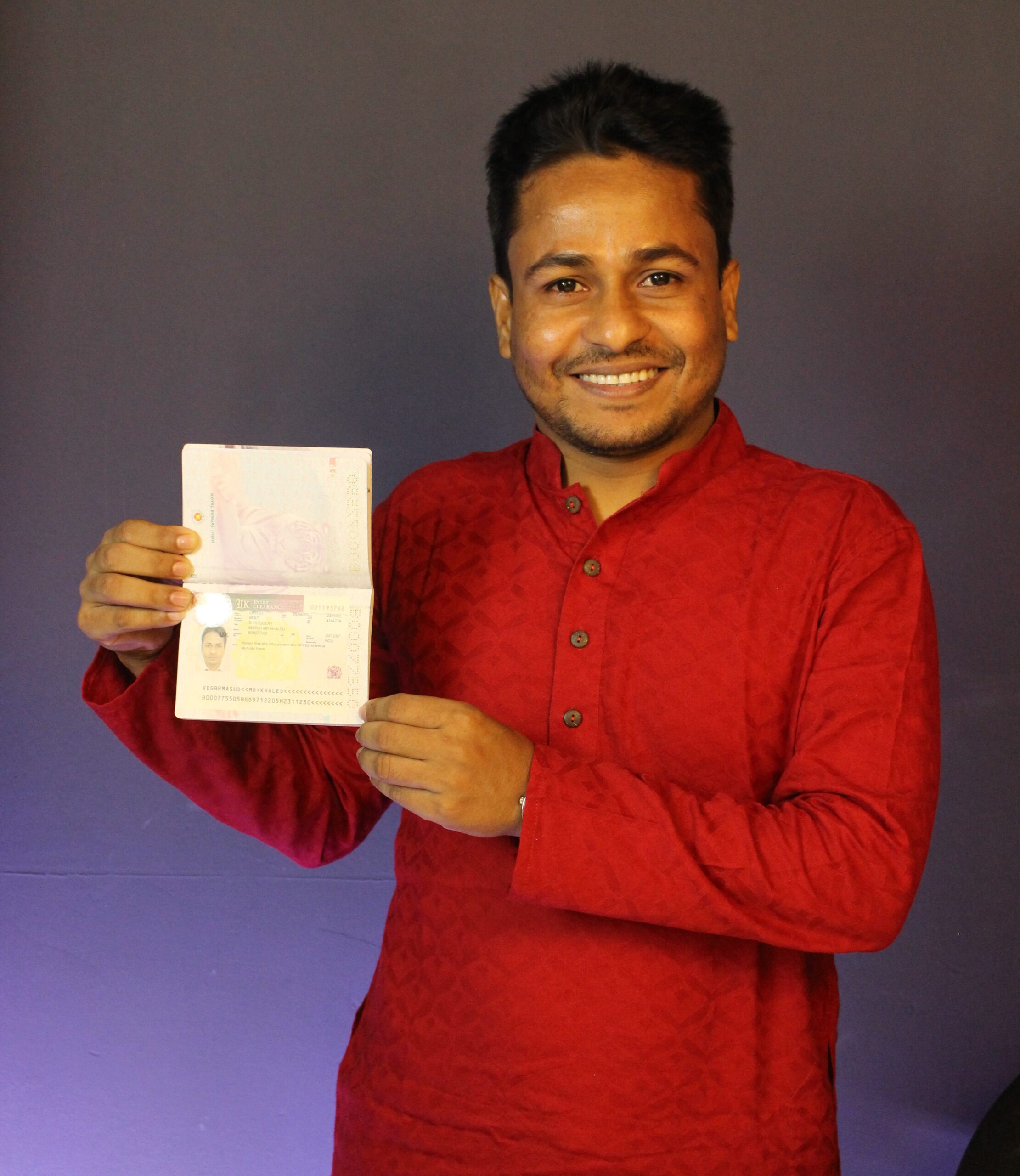 Visa Success Story of MD Khalid Masud in the UK - BD Expert Education